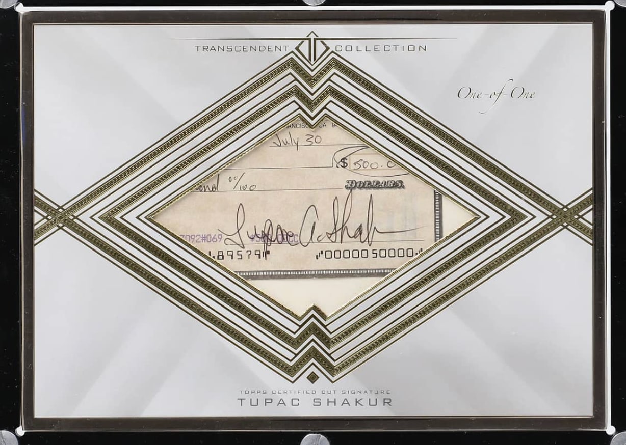 Tupac Shakur’s Cut Signatures The Autograph of an Icon