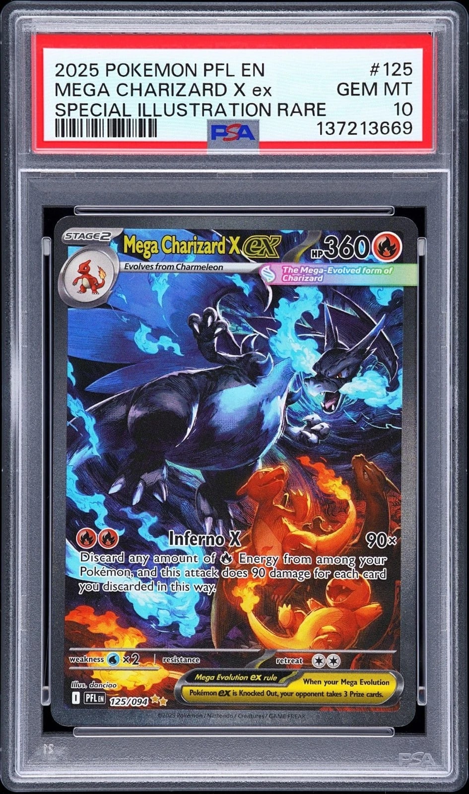 charizard x ex card