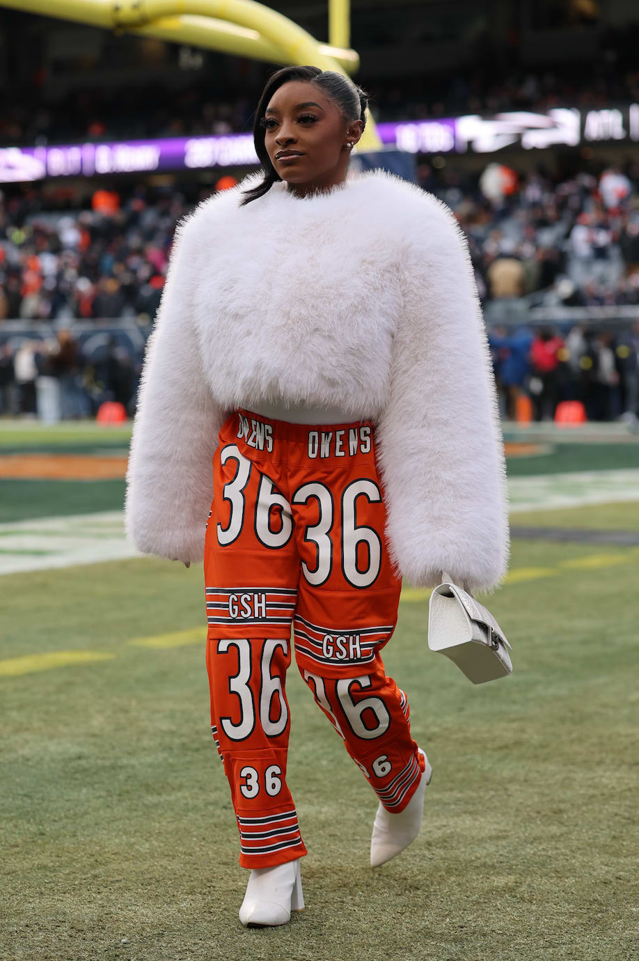 Simone Biles Goes Bold for Game Day in Her Best Look of the NFL Season