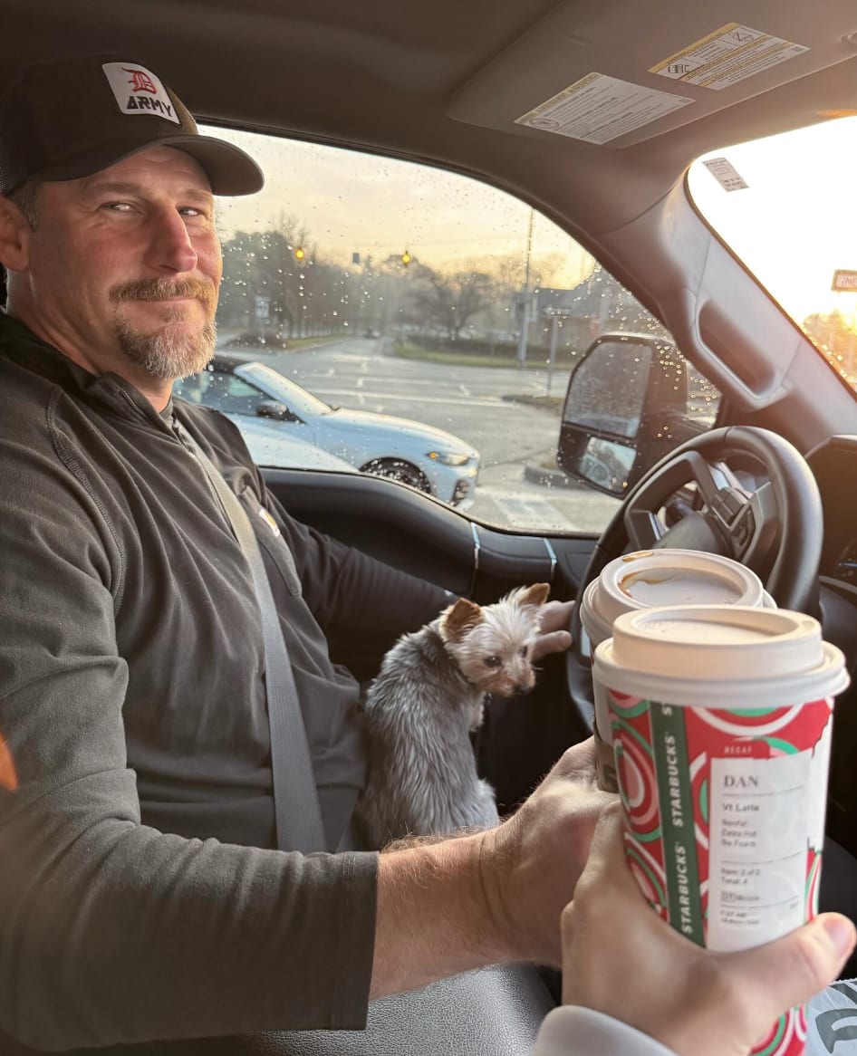 Dan Campbell's cute purse dog routine is Lions' fans rallying cry after ...