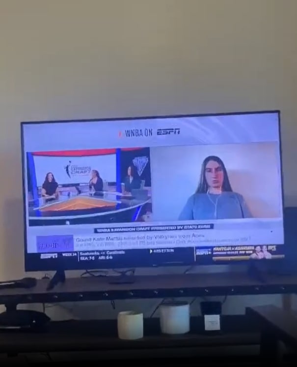 Kate Martin's girlfriend Claire Gransee 'exposes' WNBA star during ESPN ...