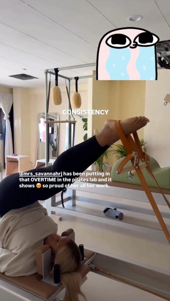 Savannah James on LeBron-level training with intense pilates