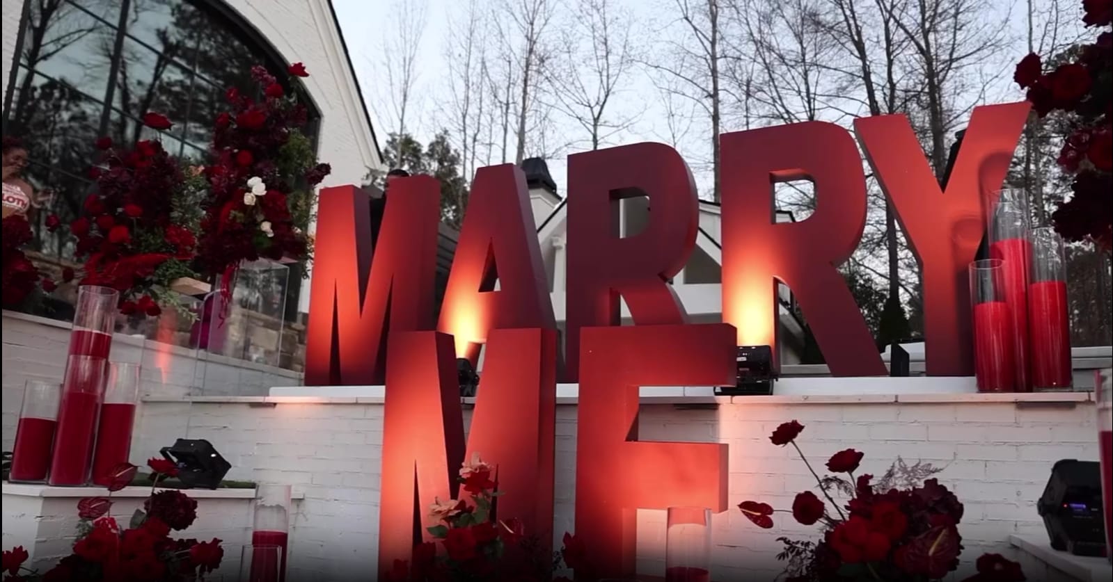 Michael Penix Jr, girlfriend Olivia Carter share epic engagement video