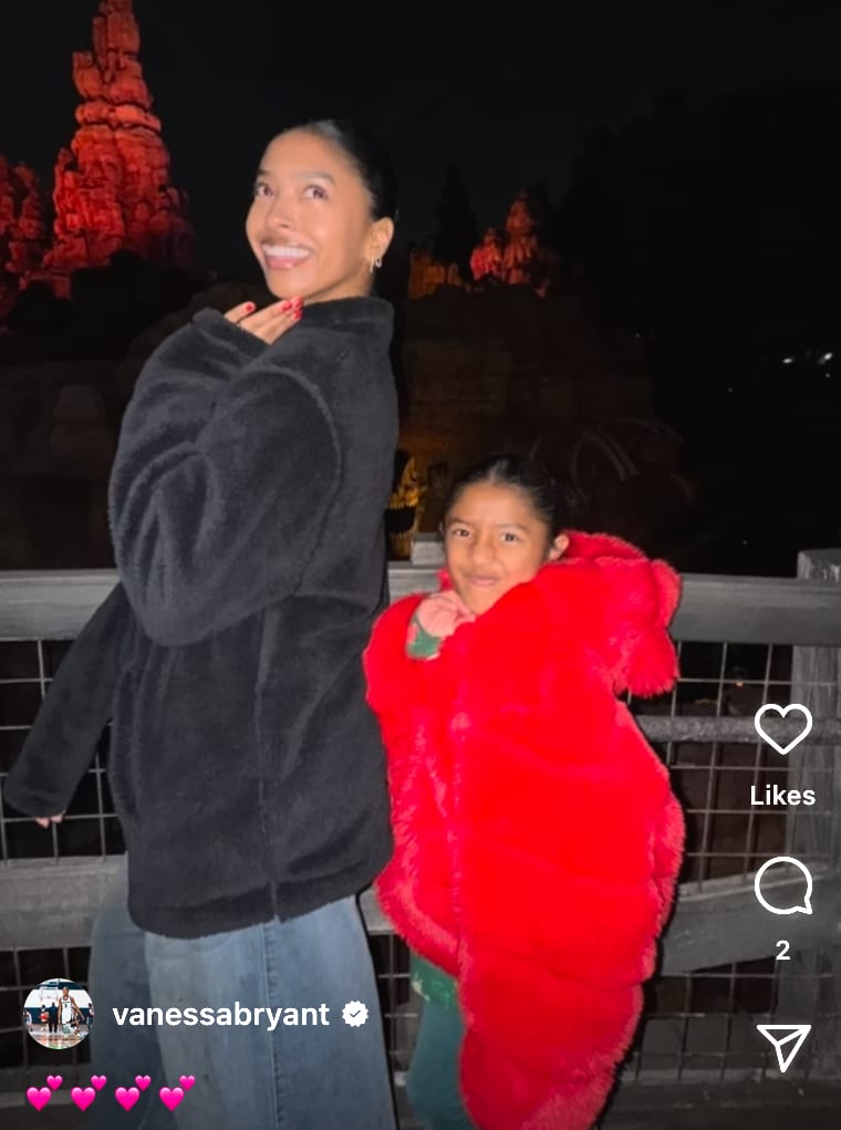 Vanessa Bryant shares Kobe’s daughters having heartwarming holiday ski ...