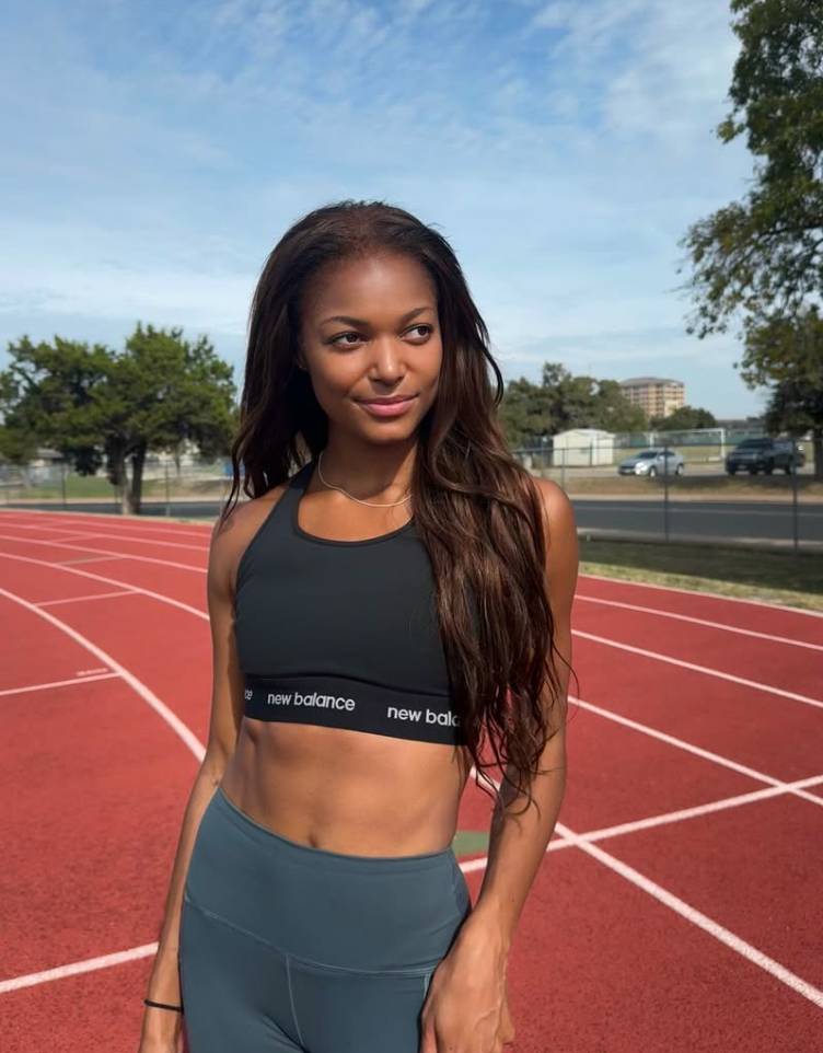 Gabby Thomas ‘sprints’ into 2025, flaunting shredded abs in fire ...