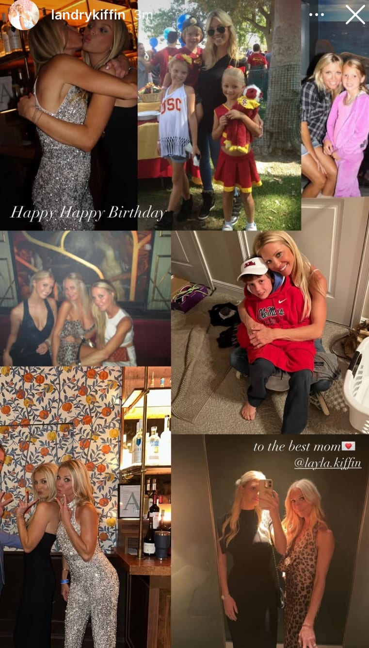 Landry Kiffin shares sweet memories for mom Layla’s birthday amid dad ...