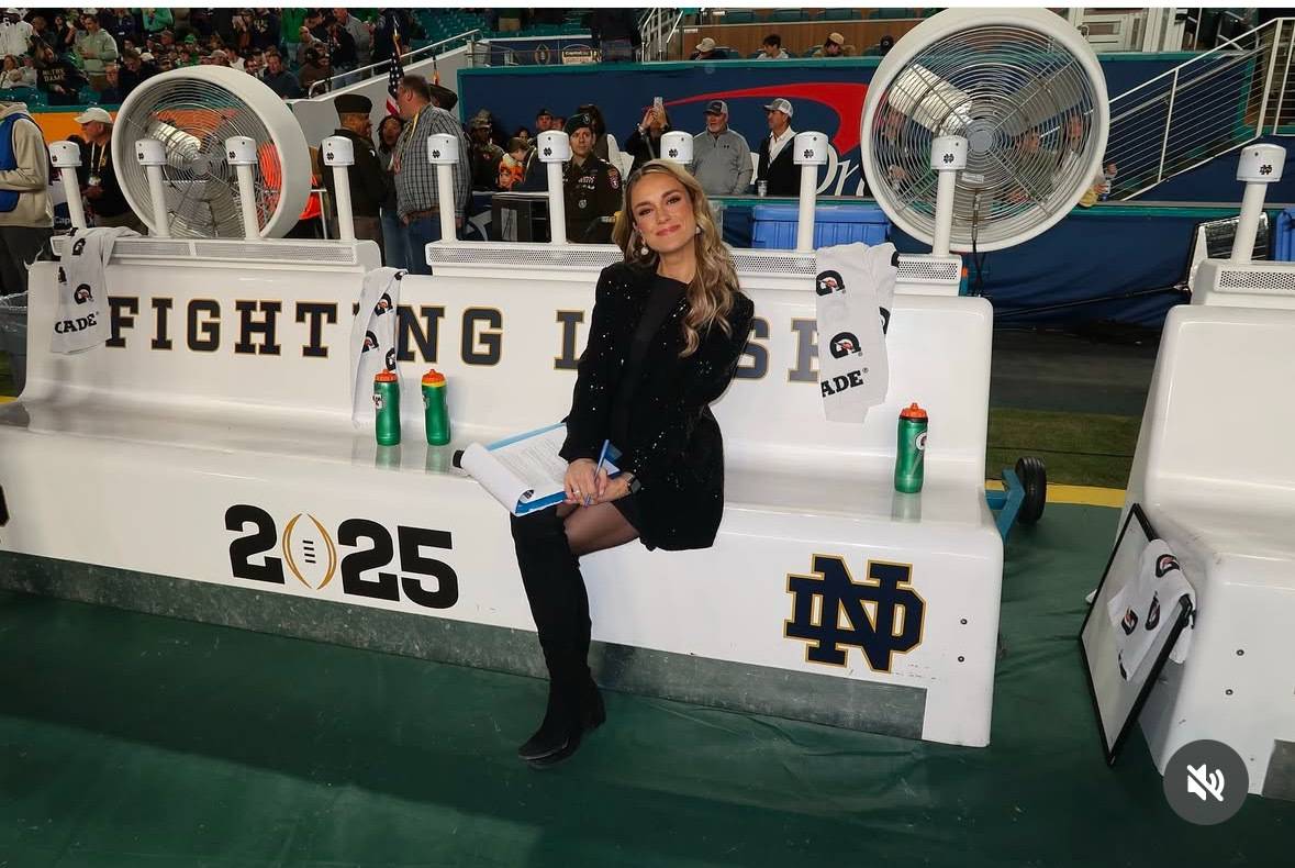 ESPN's Molly McGrath's thigh-high boots, minidress pop in viral Marcus ...