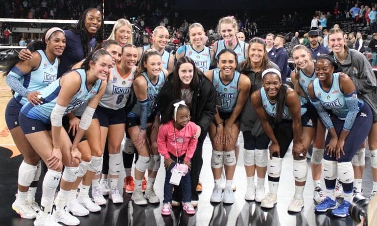 Caitlin Clark ends Connor McCaffery date night with Indy Ignite team ...