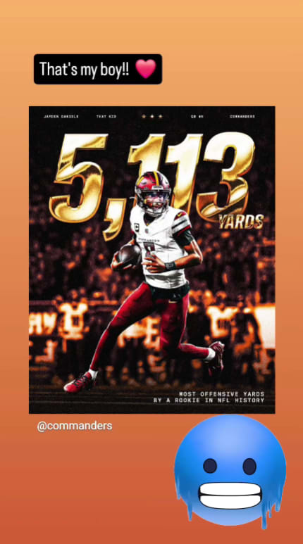 Jayden Daniels' mother has proud mom moment after Commanders QB's NFL ...