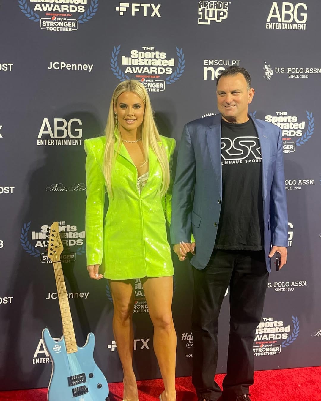 Drew Rosehaus' wife Lisa Thomson stuns in see-through dress at Netflix ...