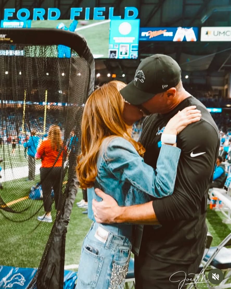 Lions HC Dan Campbell’s wife Holly posts bikini throwback anniversary ...