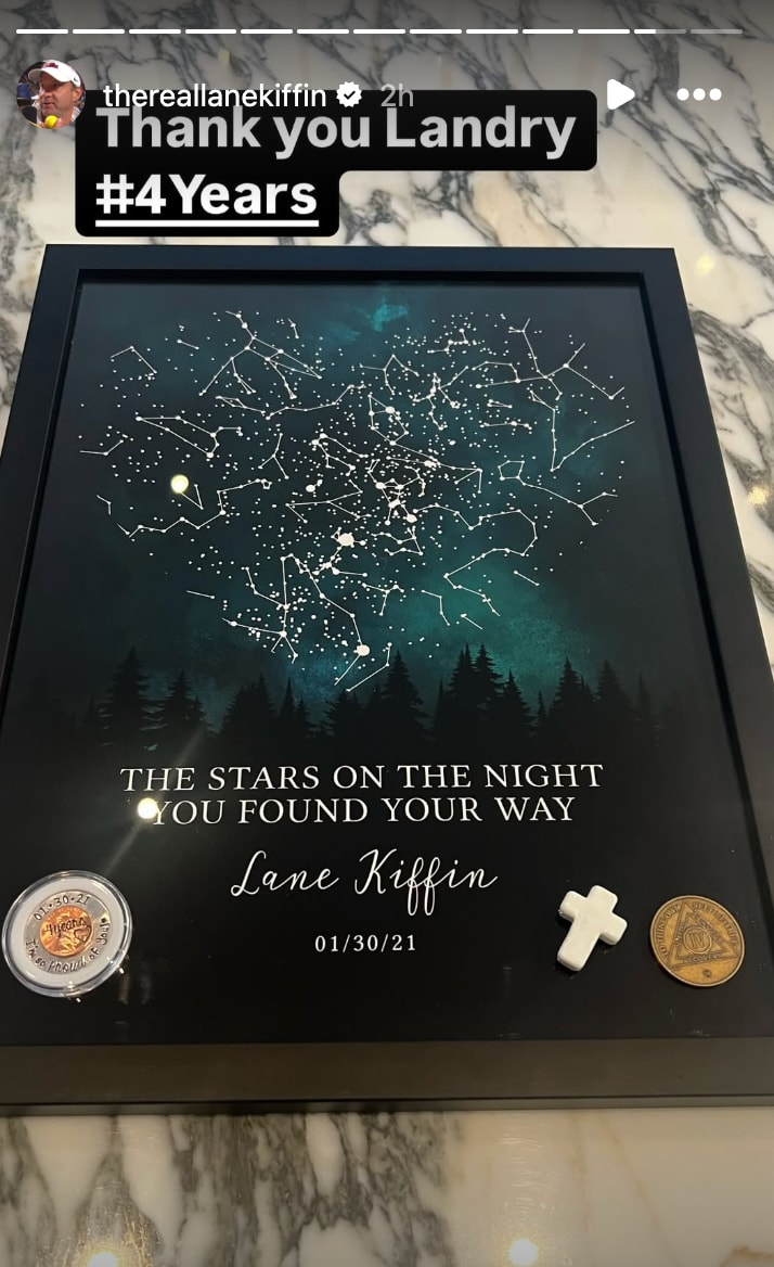 Lane Kiffin shares emotional gift from daughter Landry marking four ...