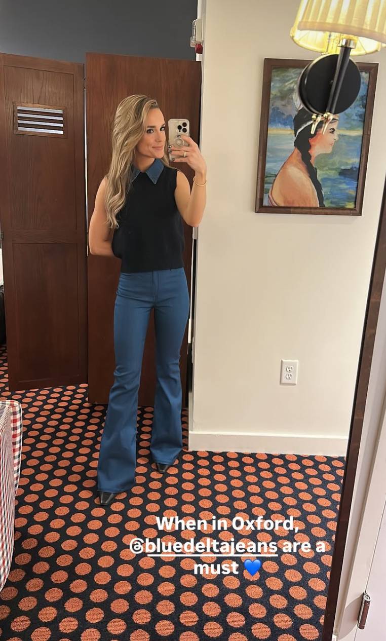 ESPN’s Molly McGrath flexes Ole Miss style in sleeveless black top ...