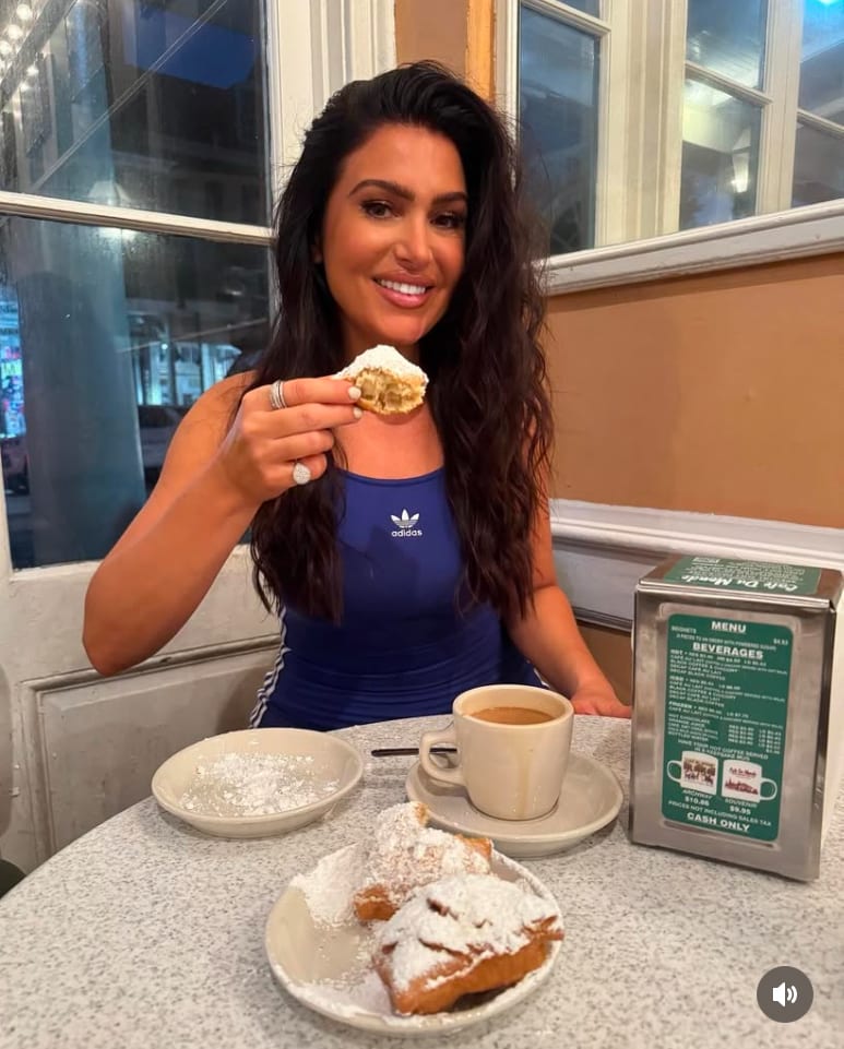 ESPN’s Molly Qerim stuns in old-school Adidas dress, kicks flexing icy ...