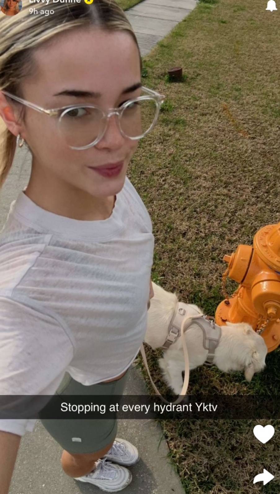 Livvy Dunne shows off shredded LSU gymnast abs in ‘dog walking’ fit