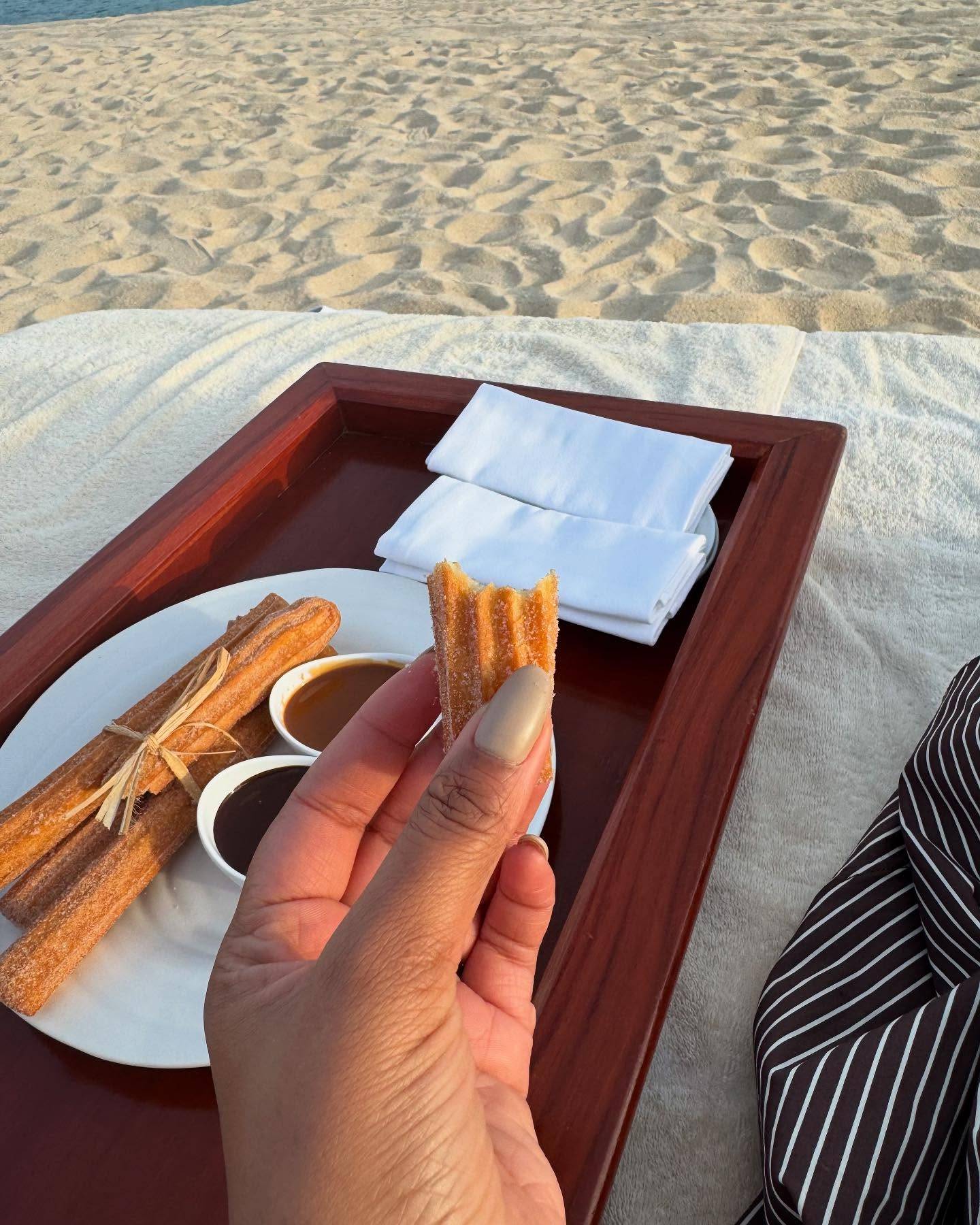 Ayesha Curry slays rare string bikini selfie in Cabo next to Steph