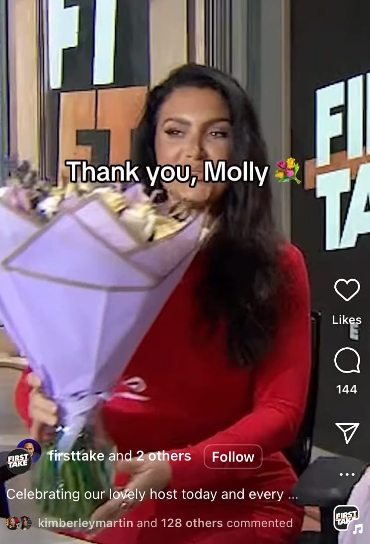 ESPN’s Molly Qerim gets one-word high praise from $100M-man Stephen A ...