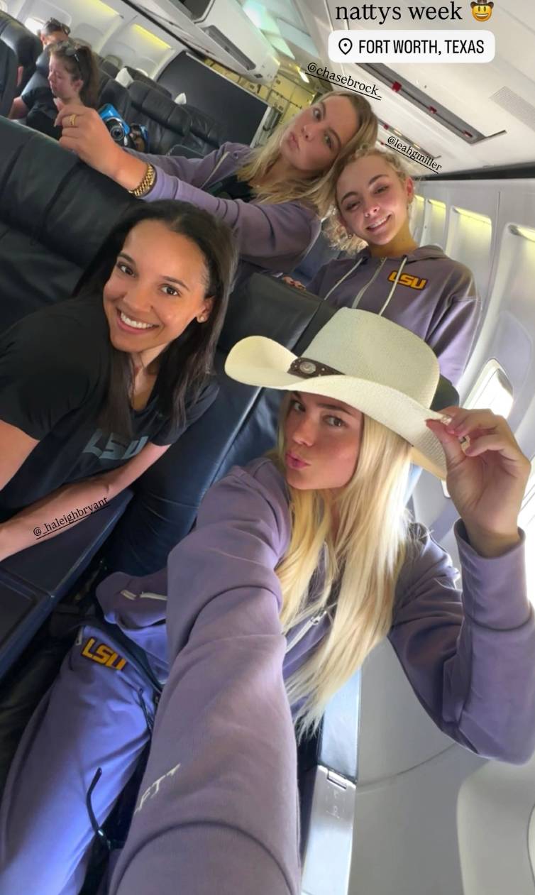 Livvy Dunne flexes cowboy hat for LSU's Texas trip to national ...