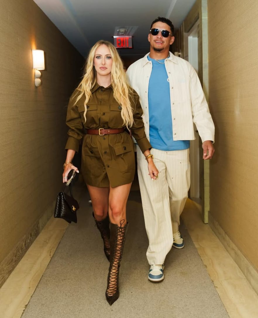 Brittany Mahomes rocks breathtaking boots for Patrick F1 Miami date ...