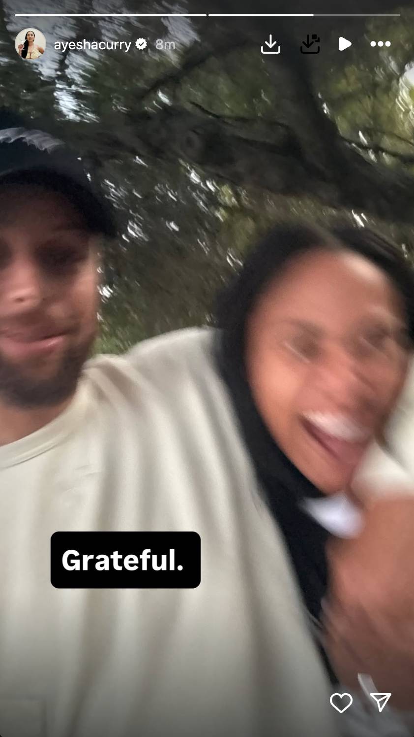 Ayesha Curry has just one word to describe Steph Curry in new silly selfie