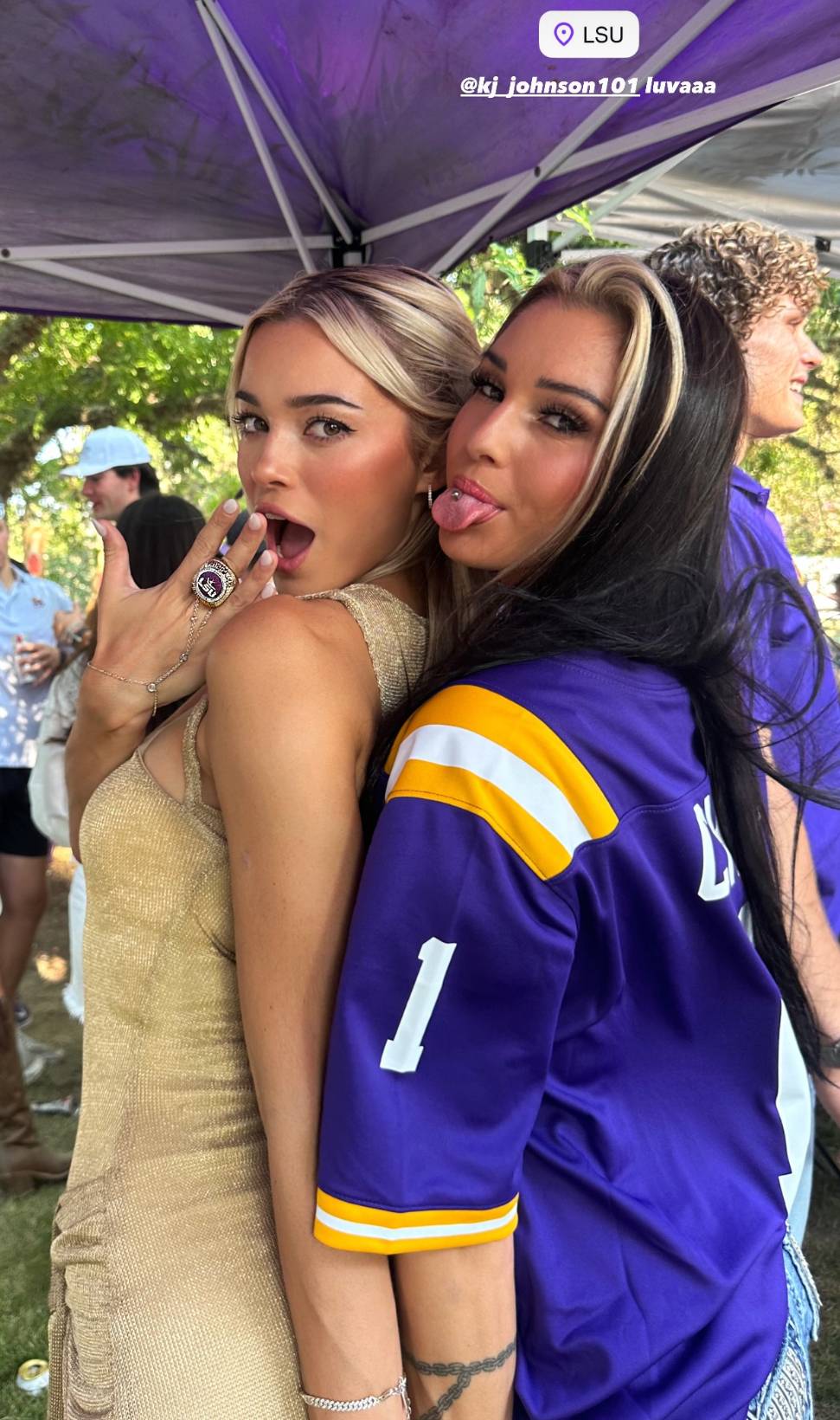 Livvy Dunne stuns in LSU gold minidress for Tigers’ win over Florida