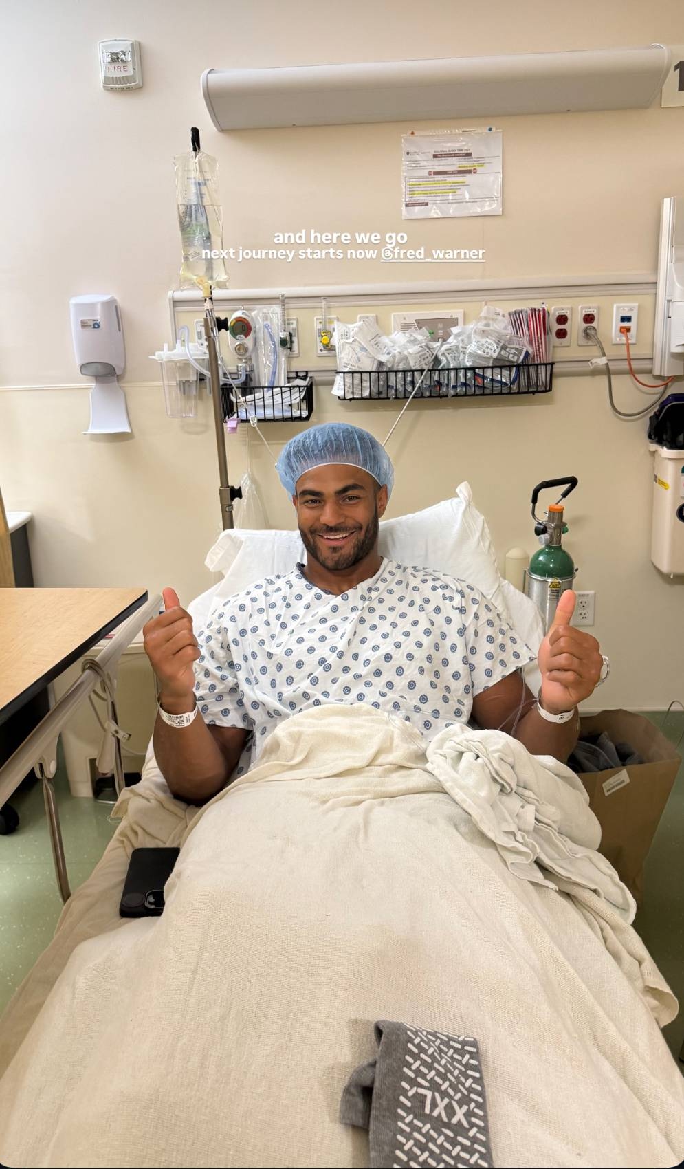 49ers star Fred Warner’s wife shares heartwarming hospital ‘journey’ post