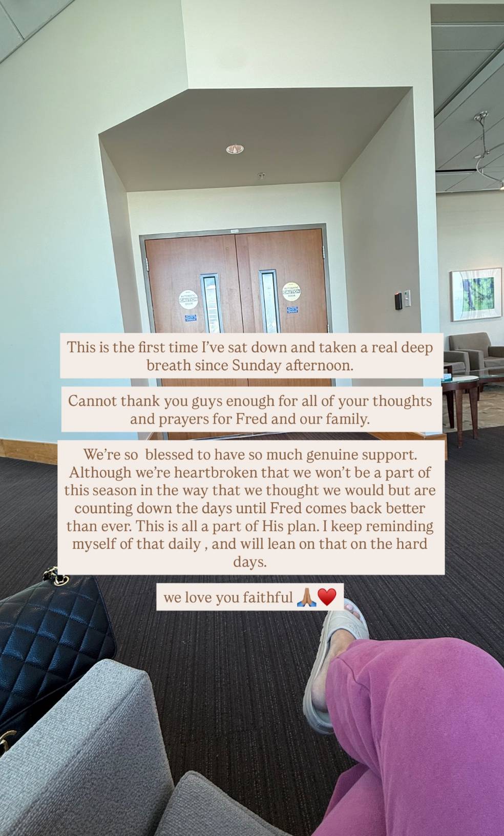 49ers star Fred Warner’s wife Sydney shares post-surgery photo chilling ...