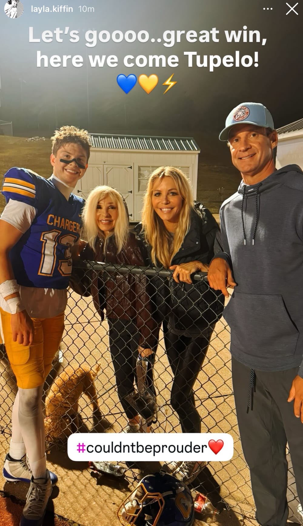 Lane Kiffin’s wife Layla turns heads at son Knox’s playoff win amid ...