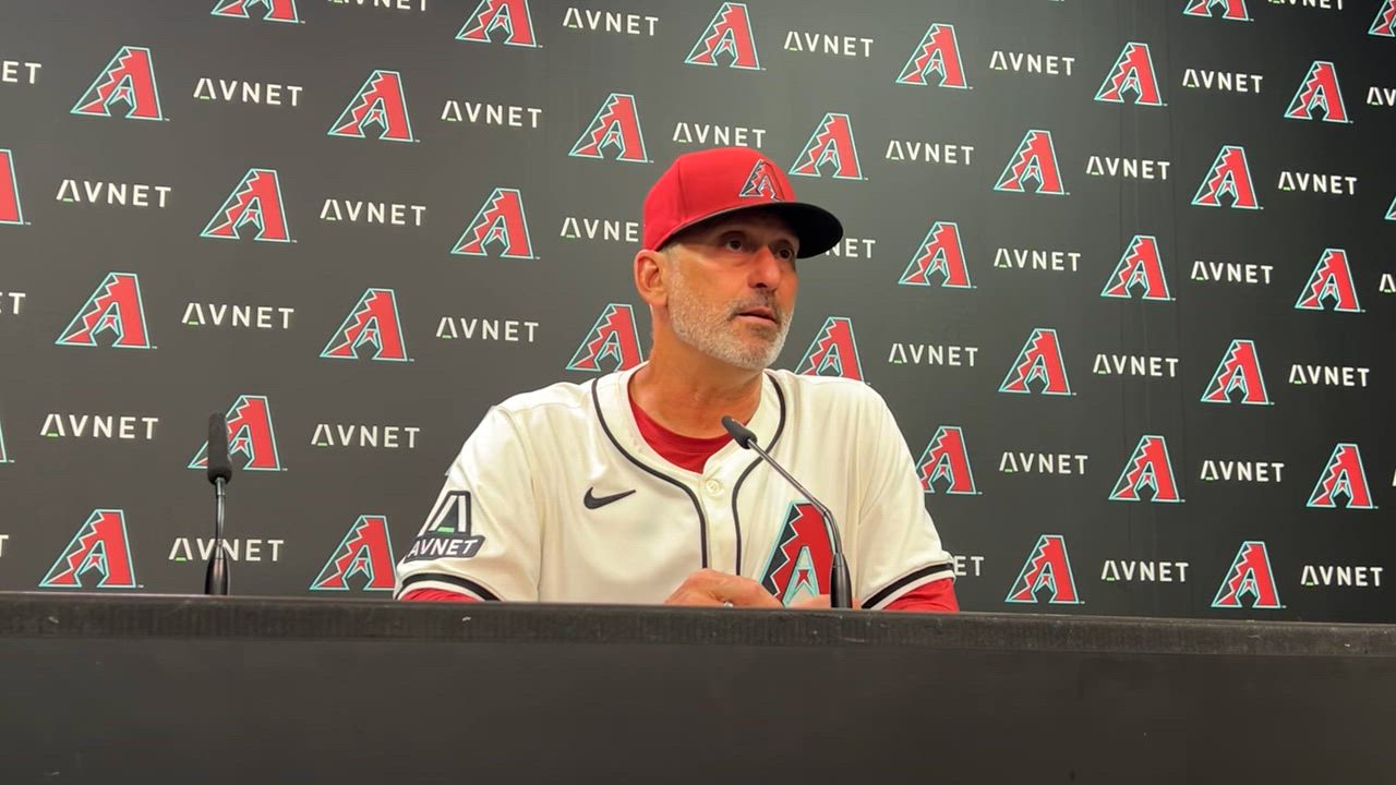 D-backs Manager Discusses Cubs Errant Inside Pitches on Opening Night ...