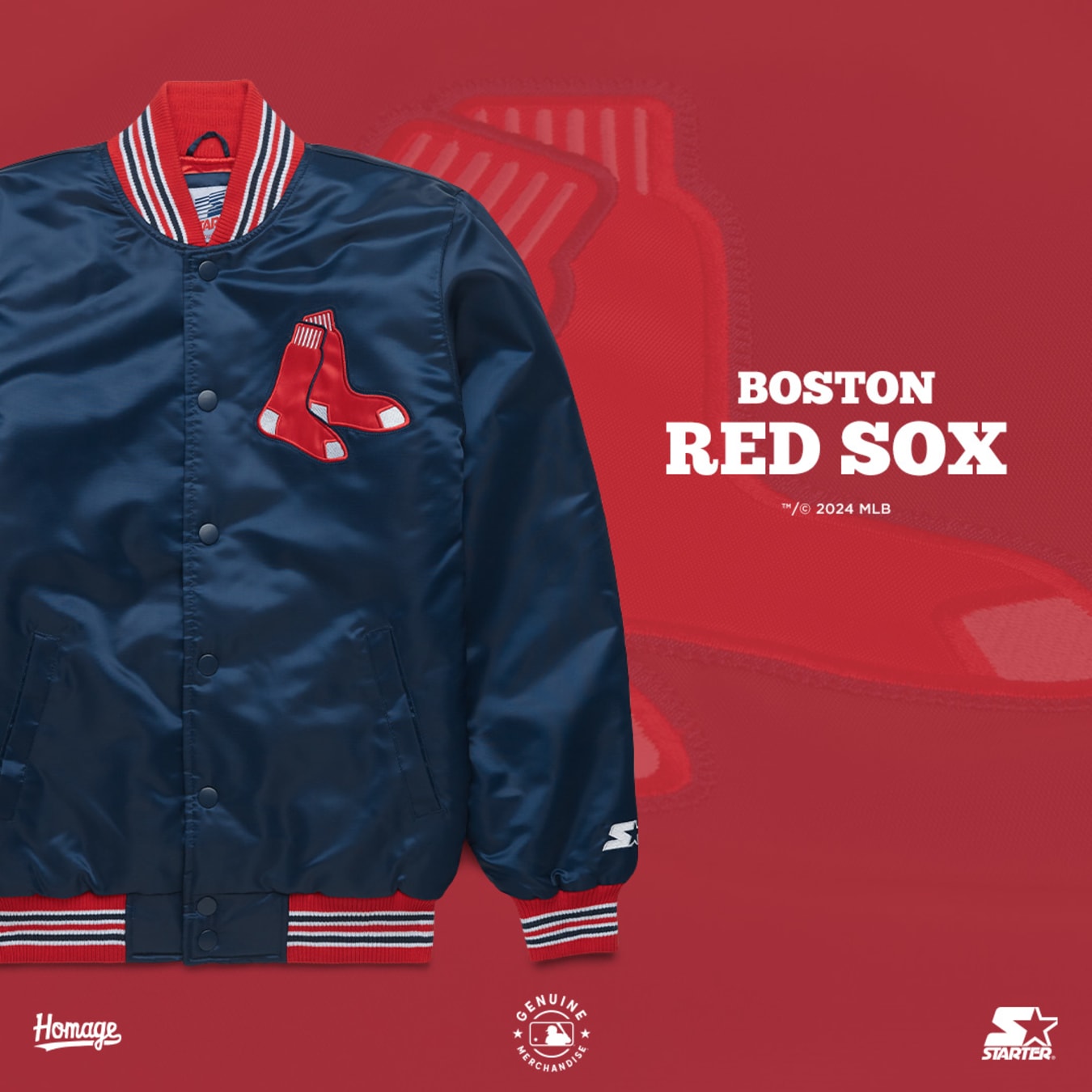 This Boston Red Sox Starter jacket is a must-have for 2024