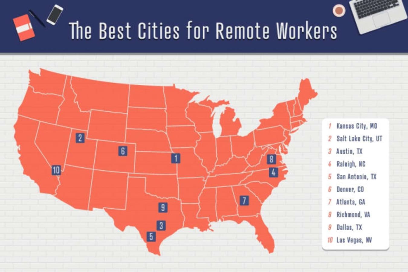 Best Cities for Remote Workers | Mental Floss