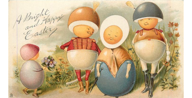 11 Odd Old-Timey Easter Cards