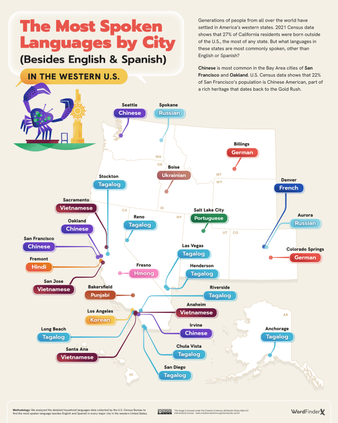 The Most-Spoken Language Besides English and Spanish in Every State ...
