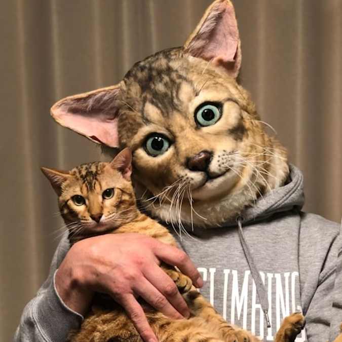 Personalized Wearable Cat Masks | Mental Floss