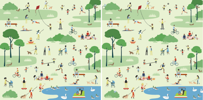 Spot the Differences in These Park Pictures | Mental Floss