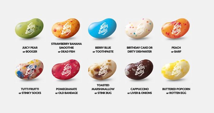 Jelly Belly's New BeanBoozled Flavors Are Nasty | Mental Floss