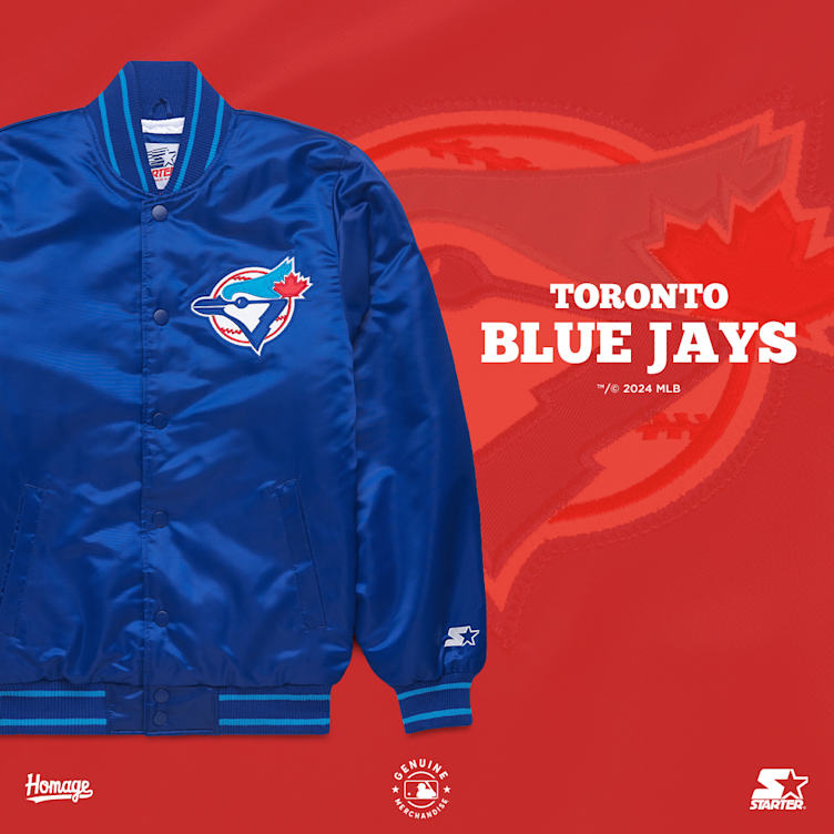 This Toronto Blue Jays Starter jacket is a must-have for 2024